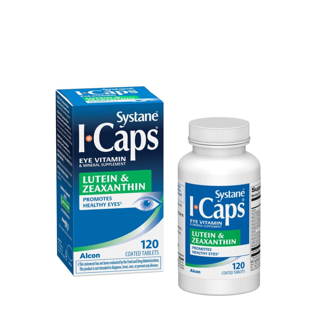 Systane ICaps Eye Vitamin & Mineral Supplement, Lutein & Zeaxanthin ...