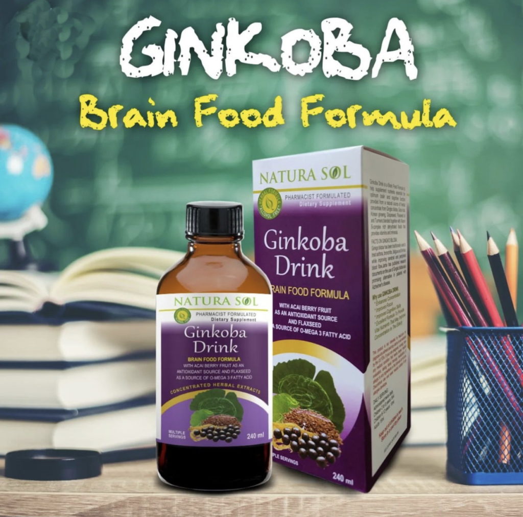 Natura Sol Ginkoba Drink Brain Food Supplement - Felicity Community ...