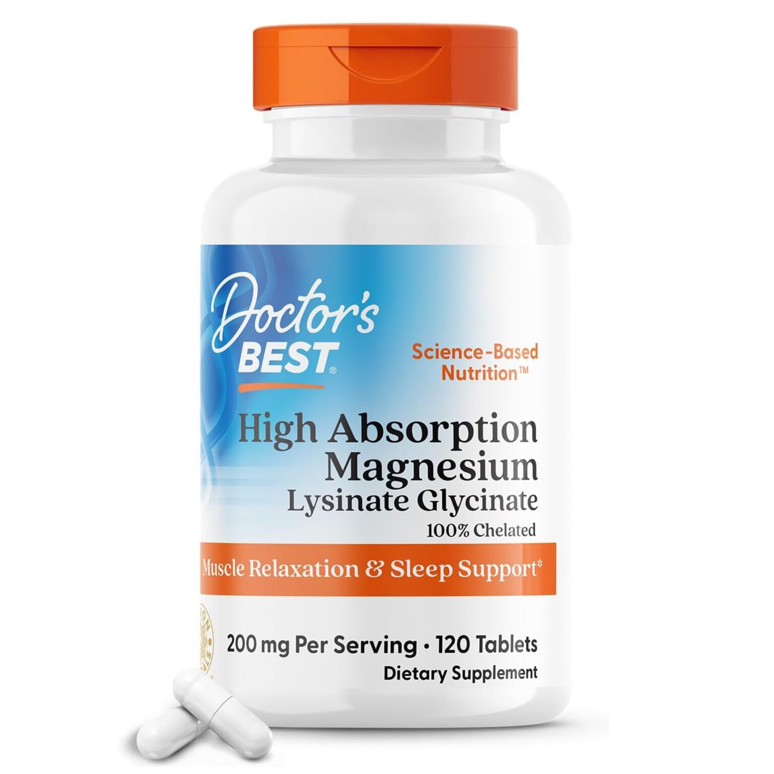 Doctor's Best High Absorption Magnesium Glycinate Lysinate, 100% ...